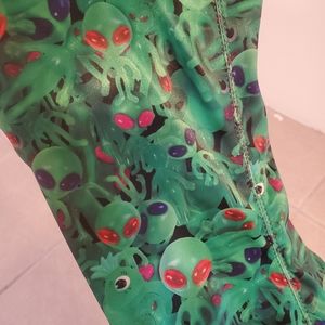 Dolls Kill | Shoes | Dolls Kill Alien Thigh High Boots | Poshmark